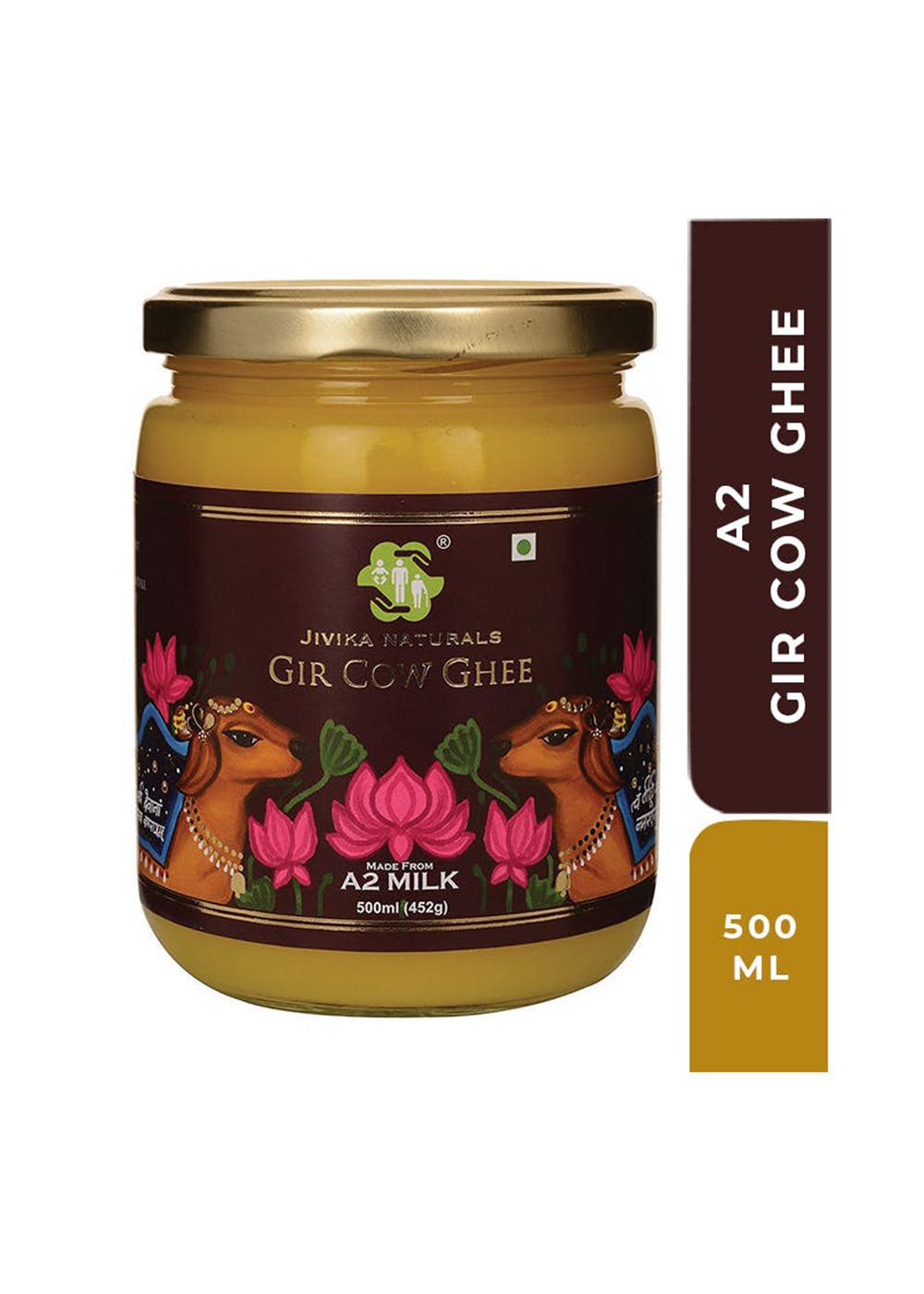 Get Premium Gir Cow Ghee - 500ml at ₹ 990 | LBB Shop