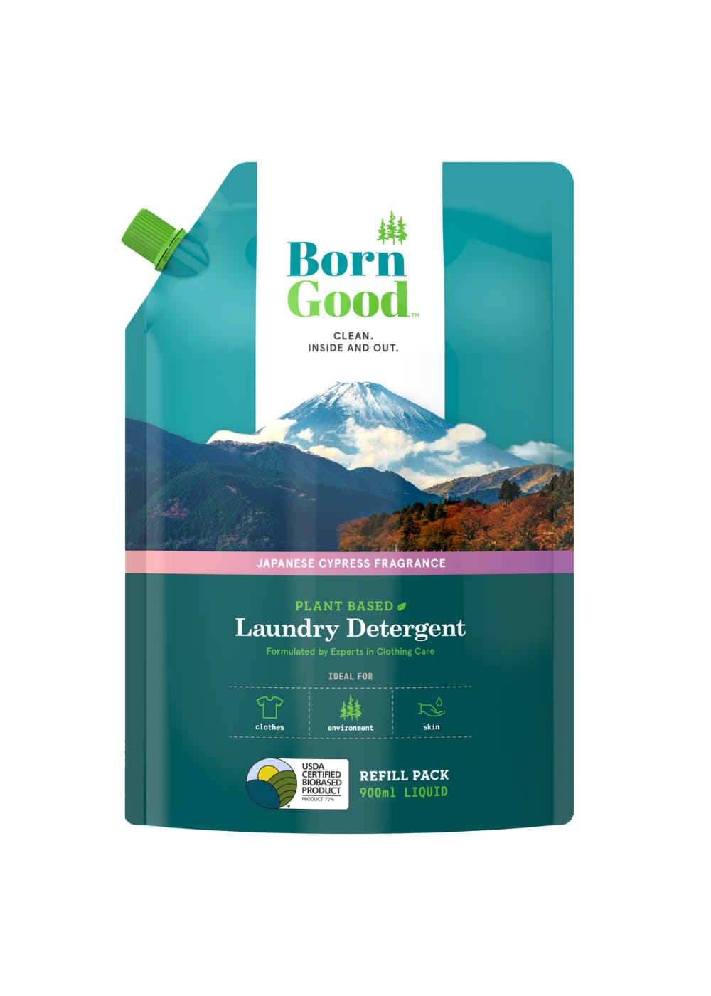 Get Japanese Cypress Plant Based Liquid Laundry Detergent - Refill ...