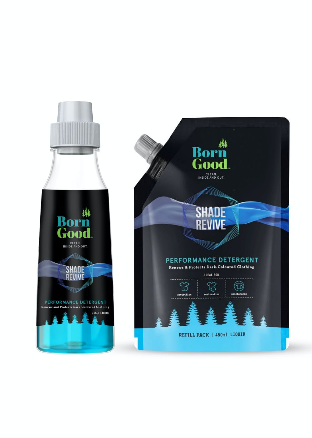 Get Shade Revive Plant Based Liquid Laundry Detergent - Bottle & Refill ...