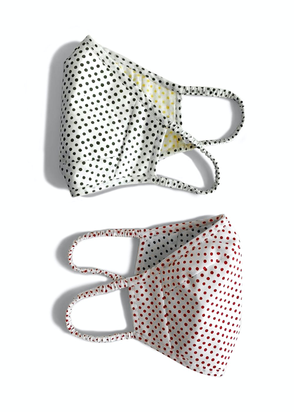 Get Dainty Polka Dots Reversible Loop Mask - Set of 2 at ₹ 825 | LBB Shop