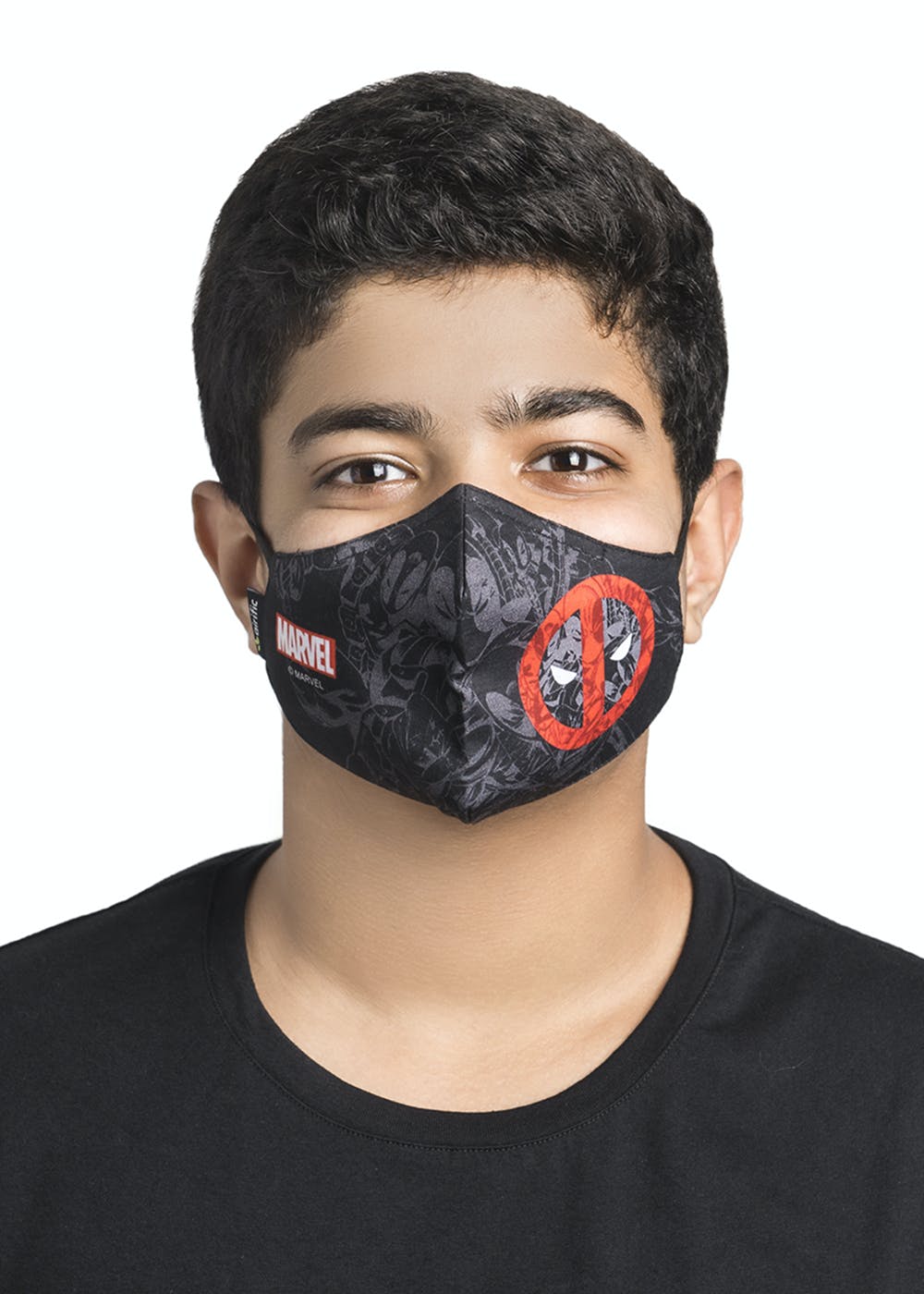 Get Marvel - Deadpool Badge Face Mask at ₹ 495 | LBB Shop