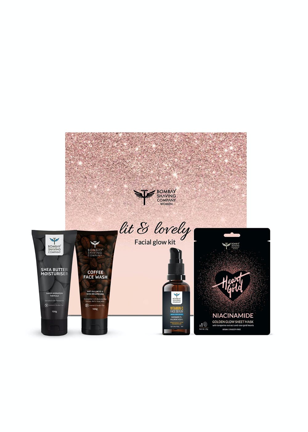 Get Lit & Lovely Facial Glow Gift Kit at ₹ 1238 | LBB Shop