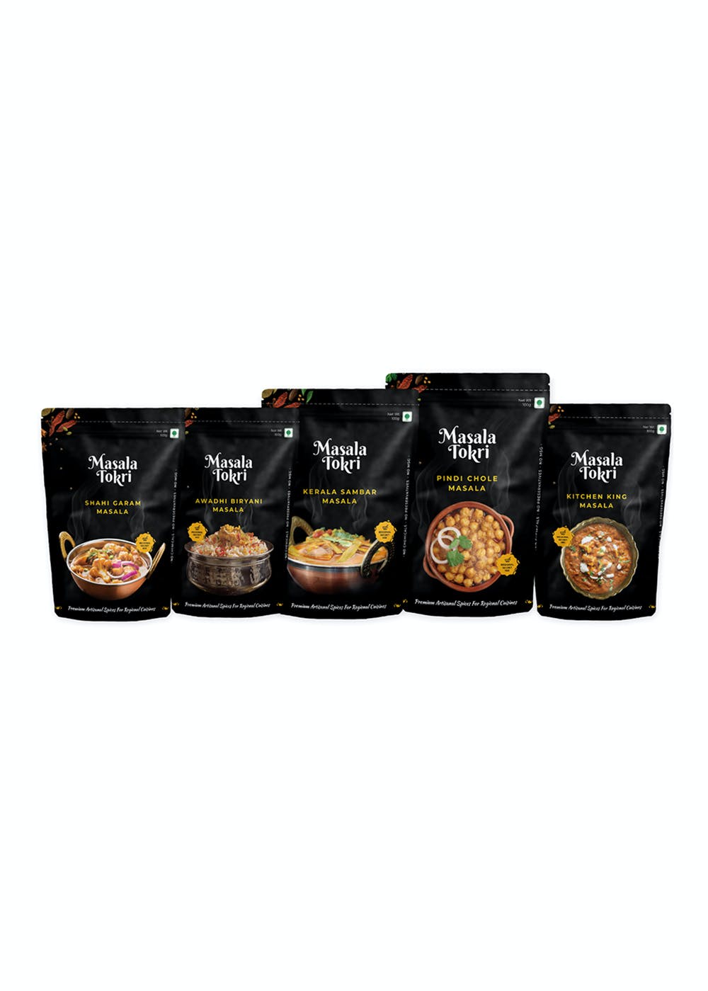 Get Badi Diwali Gift Hamper - Assorted Gourmet Masala (100 Grams Veg ...