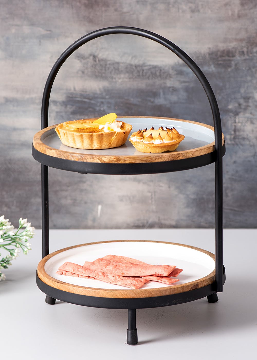 Get Beautiful 2 -Tier Buffet Party Organizer at ₹ 2595 | LBB Shop