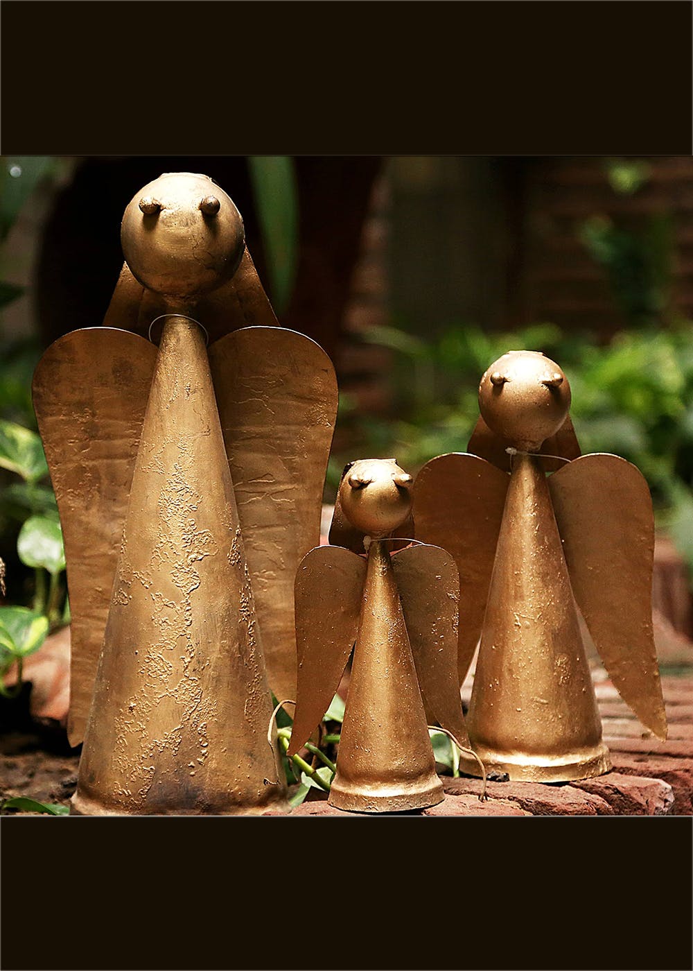 Get Metal Angel Bells - Set of 3 at ₹ 2095 | LBB Shop