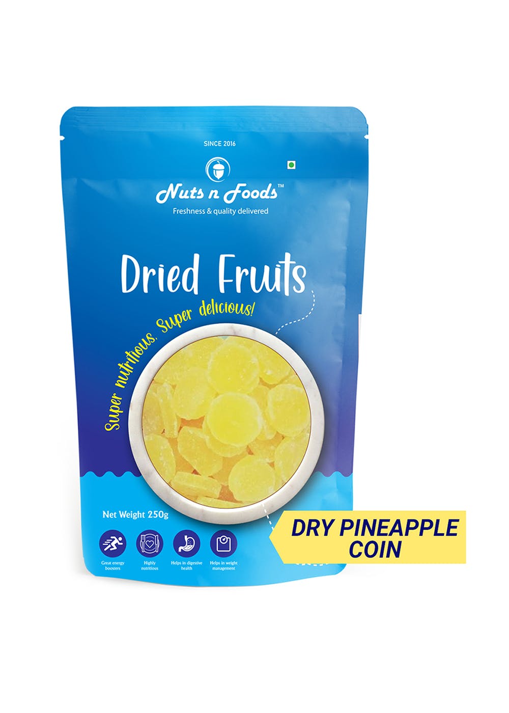 Get Dry Pineapple Coins - 250 gms at ₹ 265 | LBB Shop