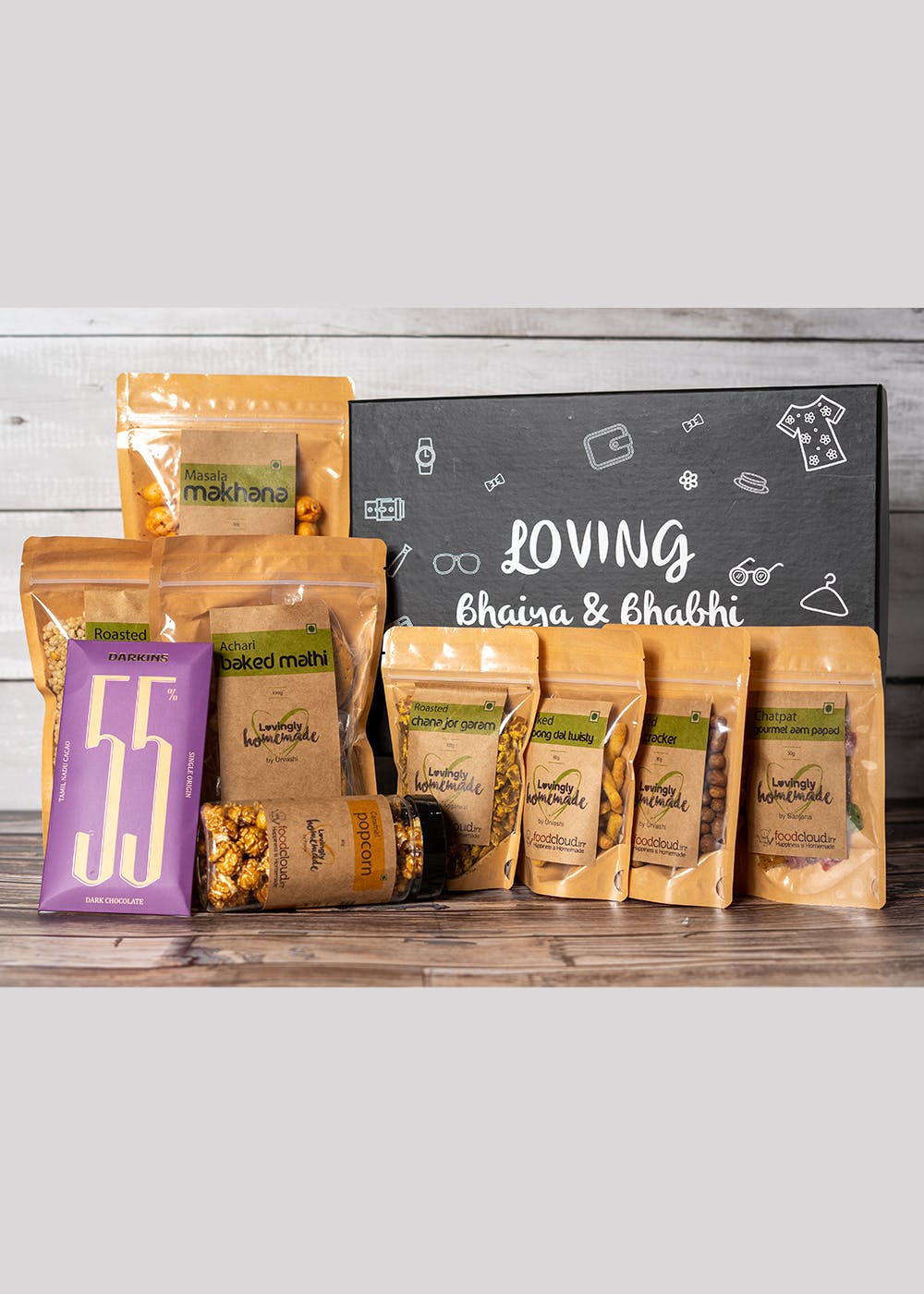 Get Loving Bhaiya & Bhabhi Rakhi Gift Box at ₹ 1499 | LBB Shop