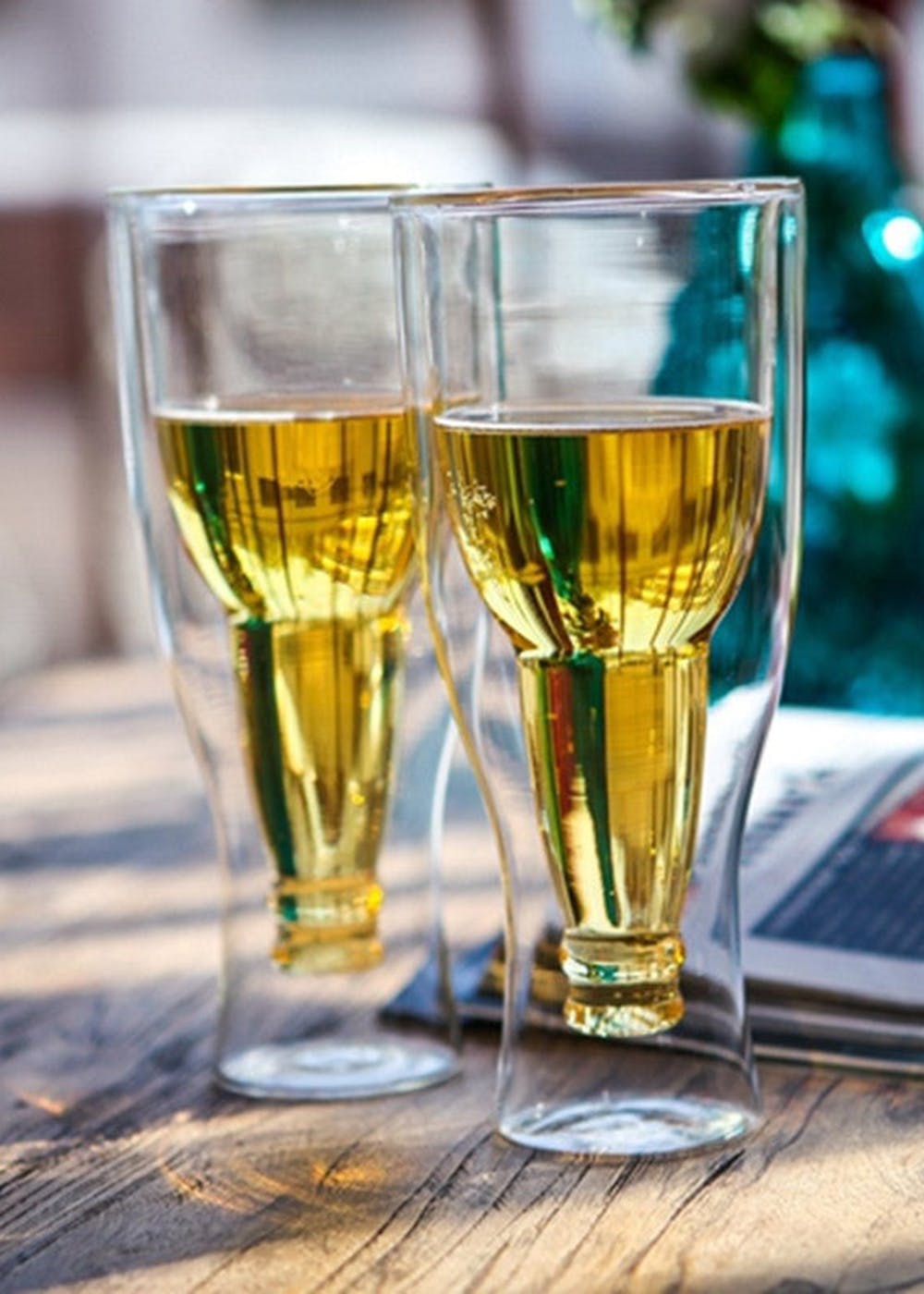 Get Double Wall Inverted Bottle Glass - Set Of 2 at ₹ 1999 | LBB Shop