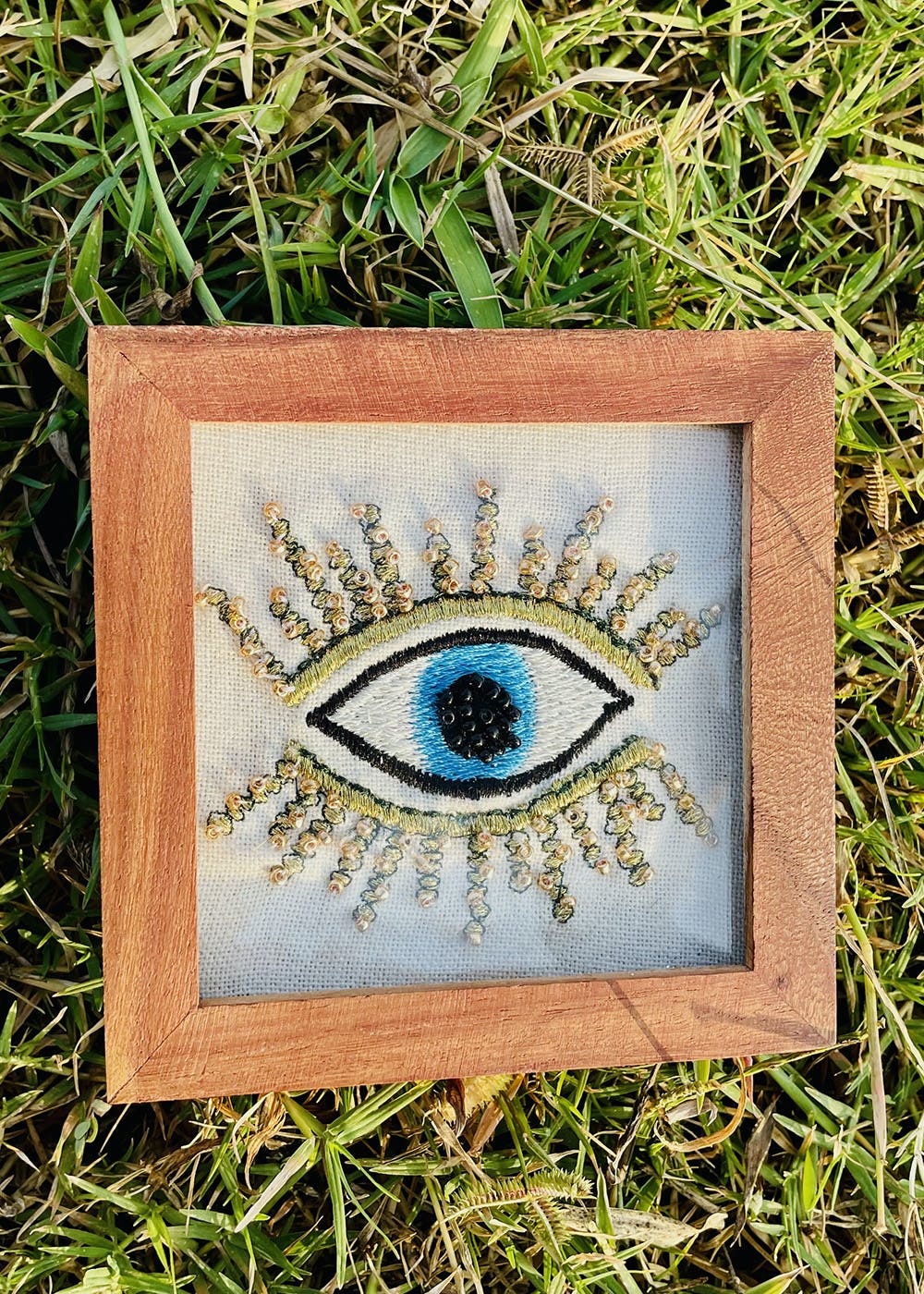 Get Embroidered Evil Eye Coaster at ₹ 630 | LBB Shop