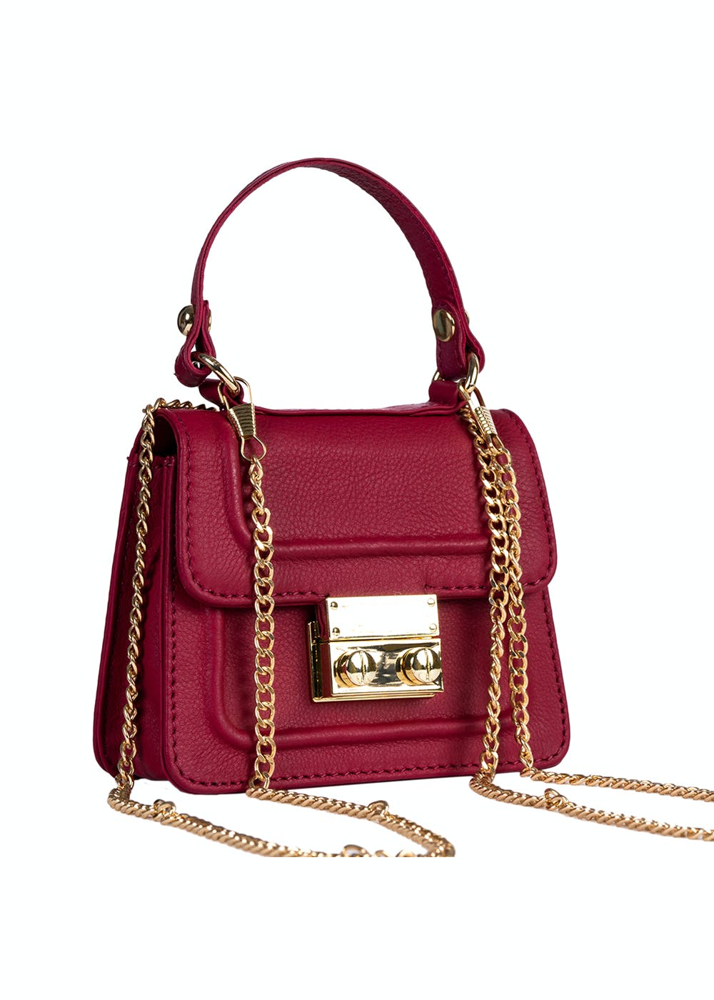 Get Crossbody Red Leather Sling Bag at ₹ 3990 | LBB Shop