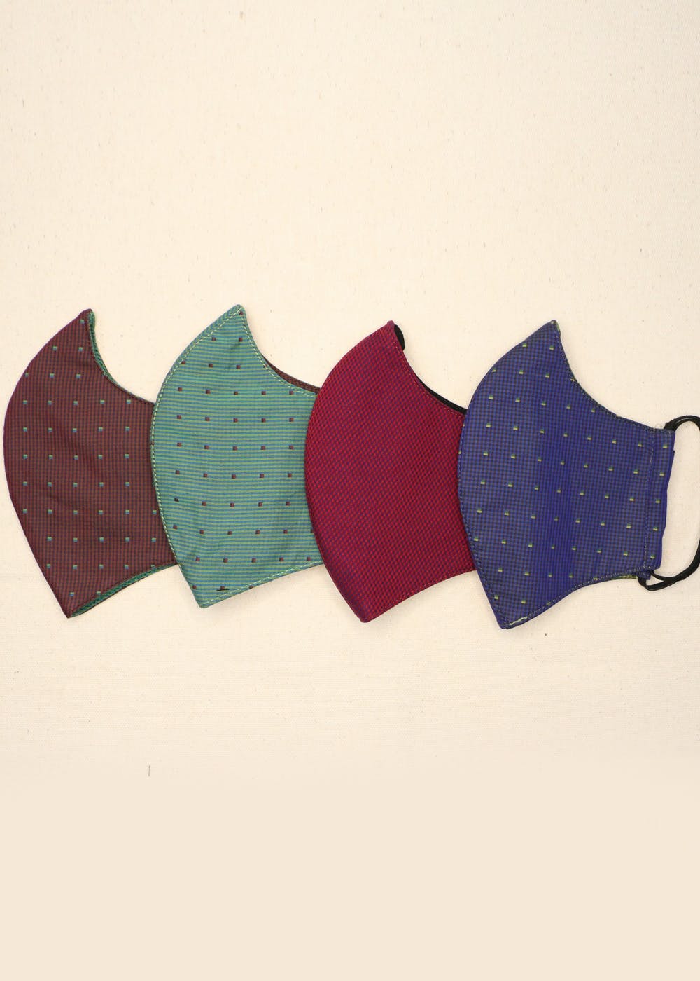Get Set of 4 Printed Face Masks(Dot Design) at ₹ 679 | LBB Shop