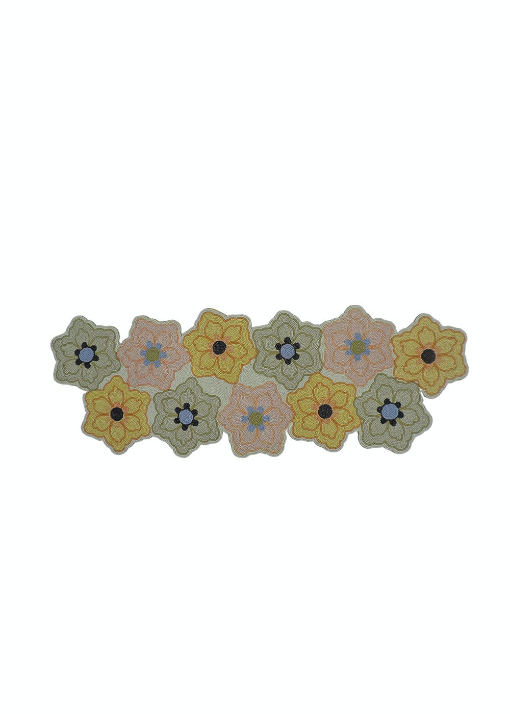 Get Multi Floral Embroidered Table Runner at ₹ 1099 | LBB Shop