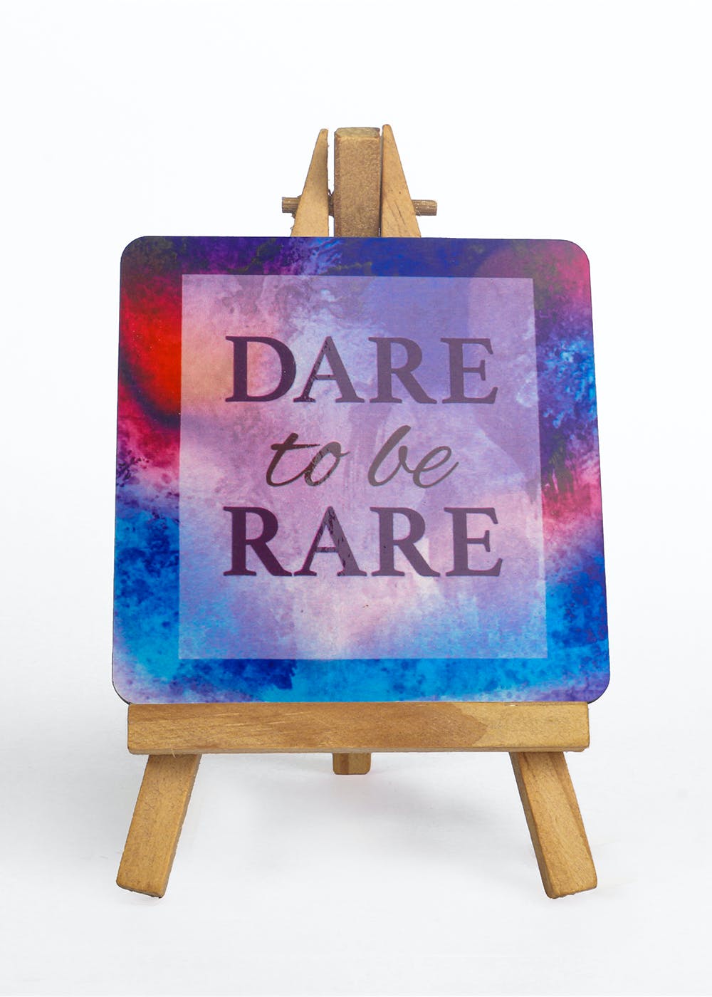 Get Dare To Be Rare Coaster with Easel Stand at ₹ 400 | LBB Shop