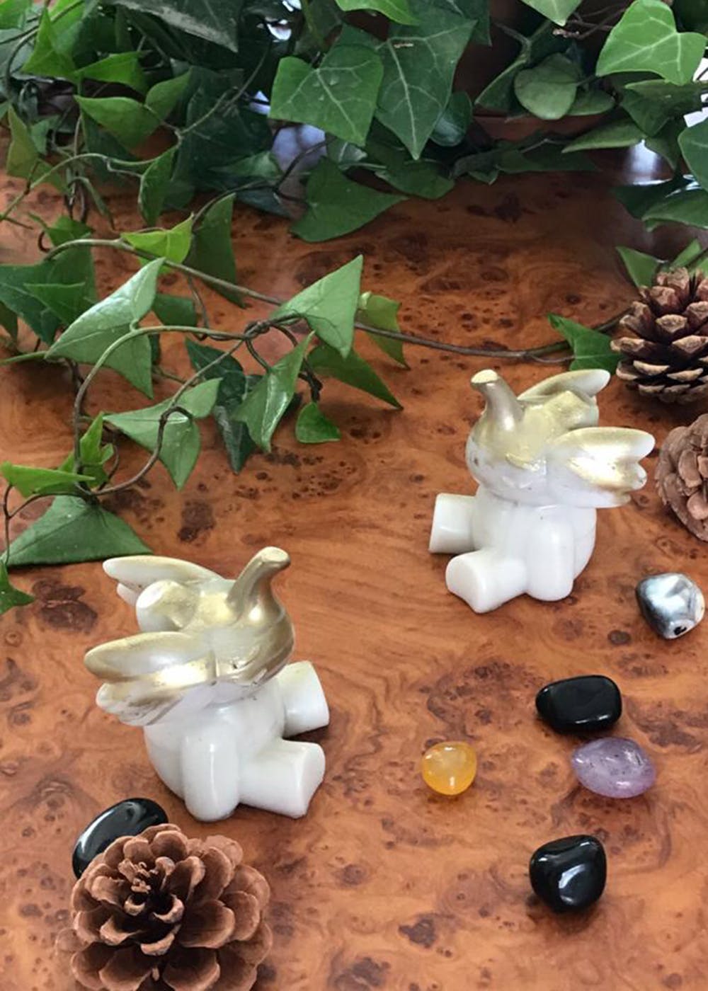 Get White Elephants Table Decor - Set of 2 at ₹ 790 | LBB Shop