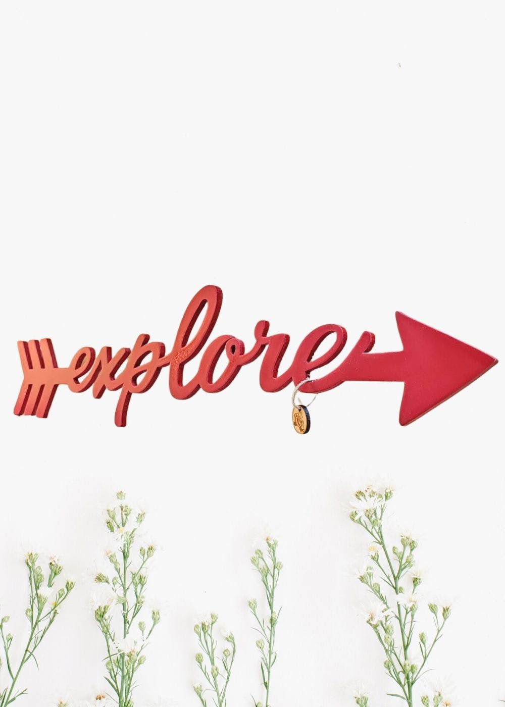 Get "Explore" Wooden Arrow Wall Hanging at ₹ 799 | LBB Shop