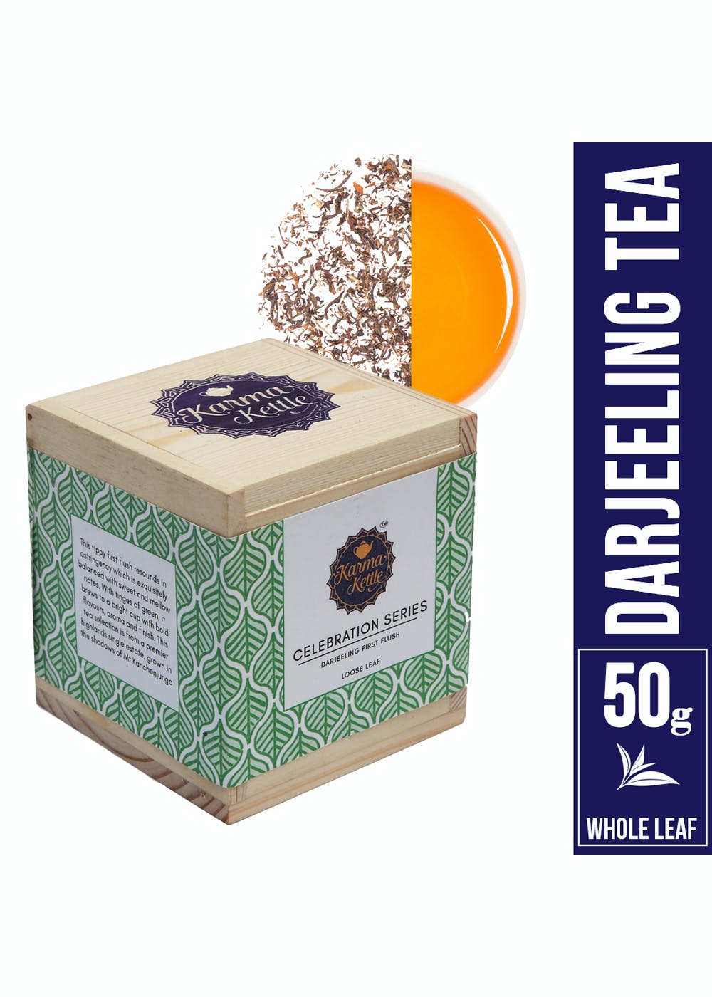 Get Darjeeling First Flush Tea (Wood Box) at ₹ 405 | LBB Shop