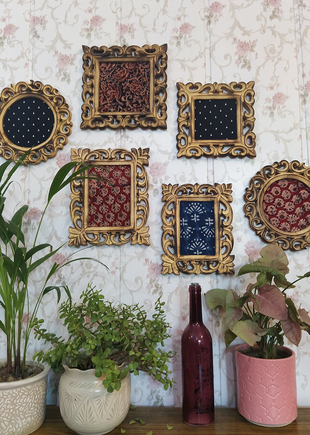 Get Pretty Wall Decorative Frame - Set of 6 at ₹ 3999 | LBB Shop