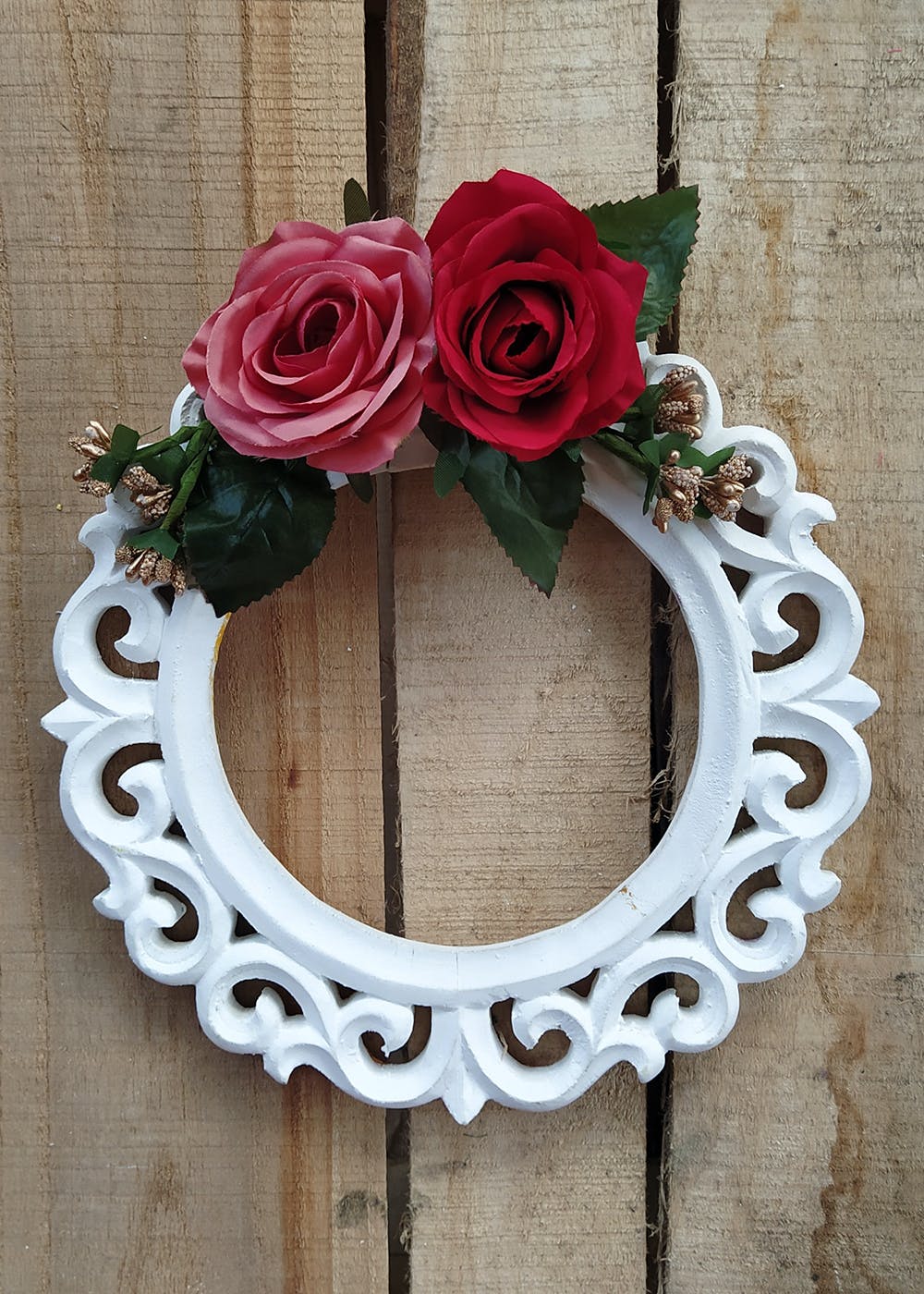 Get White Rose Wall Frame at ₹ 1299 | LBB Shop