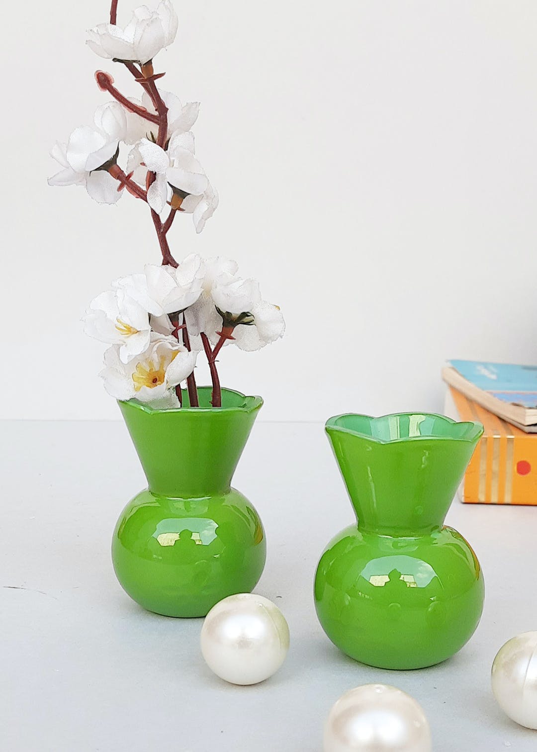 Get Green Glass Vase Set at ₹ 550 | LBB Shop