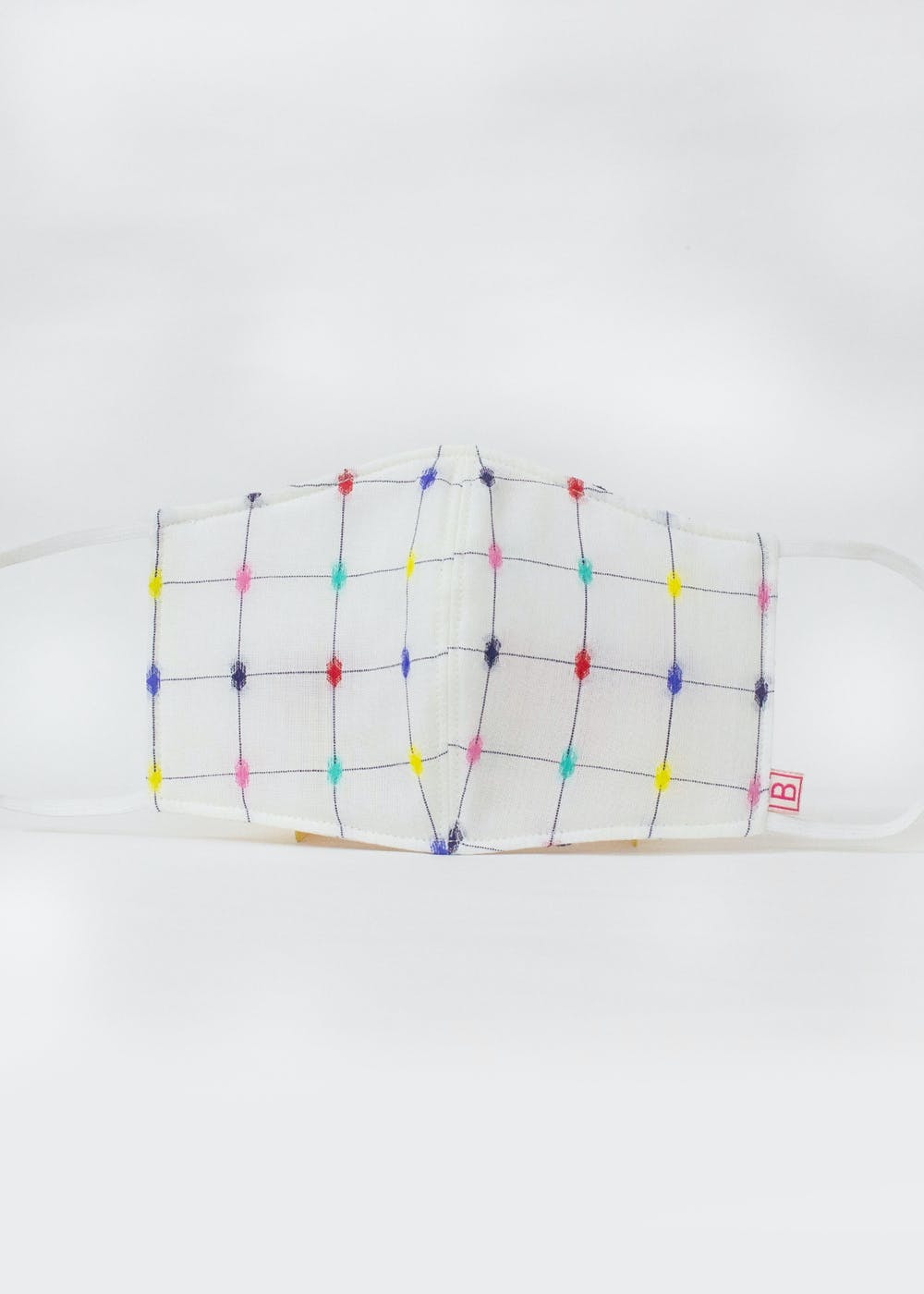 Get White Cotton Dobby Face Mask at ₹ 199 | LBB Shop