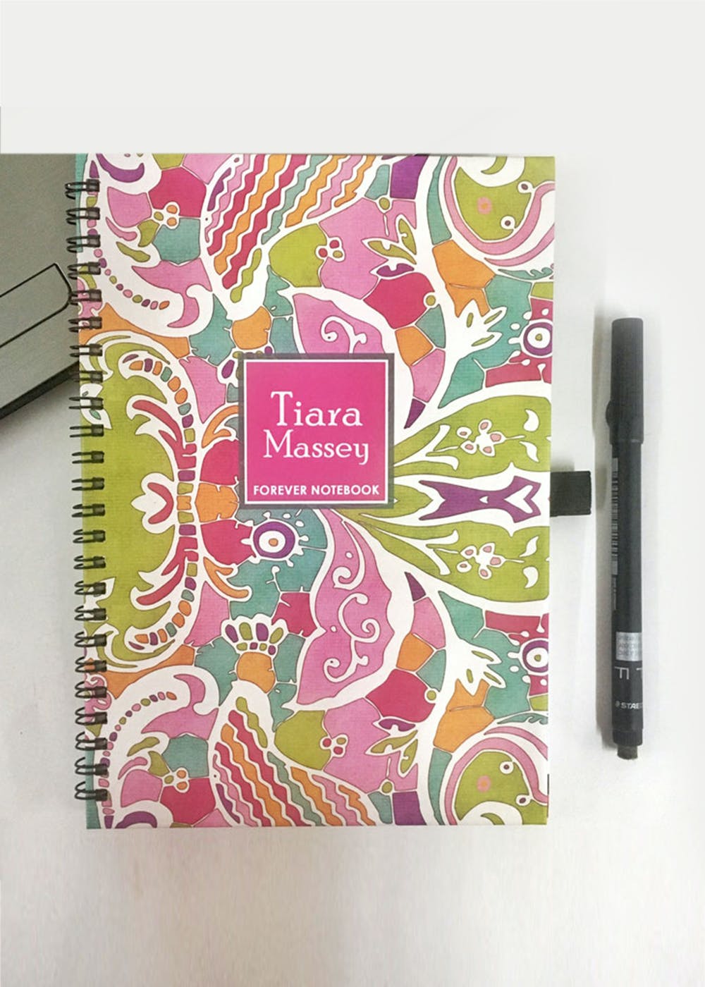 Get Abstract Pink Forever Rewritable Notebook With Pen At ₹ 999 Lbb Shop