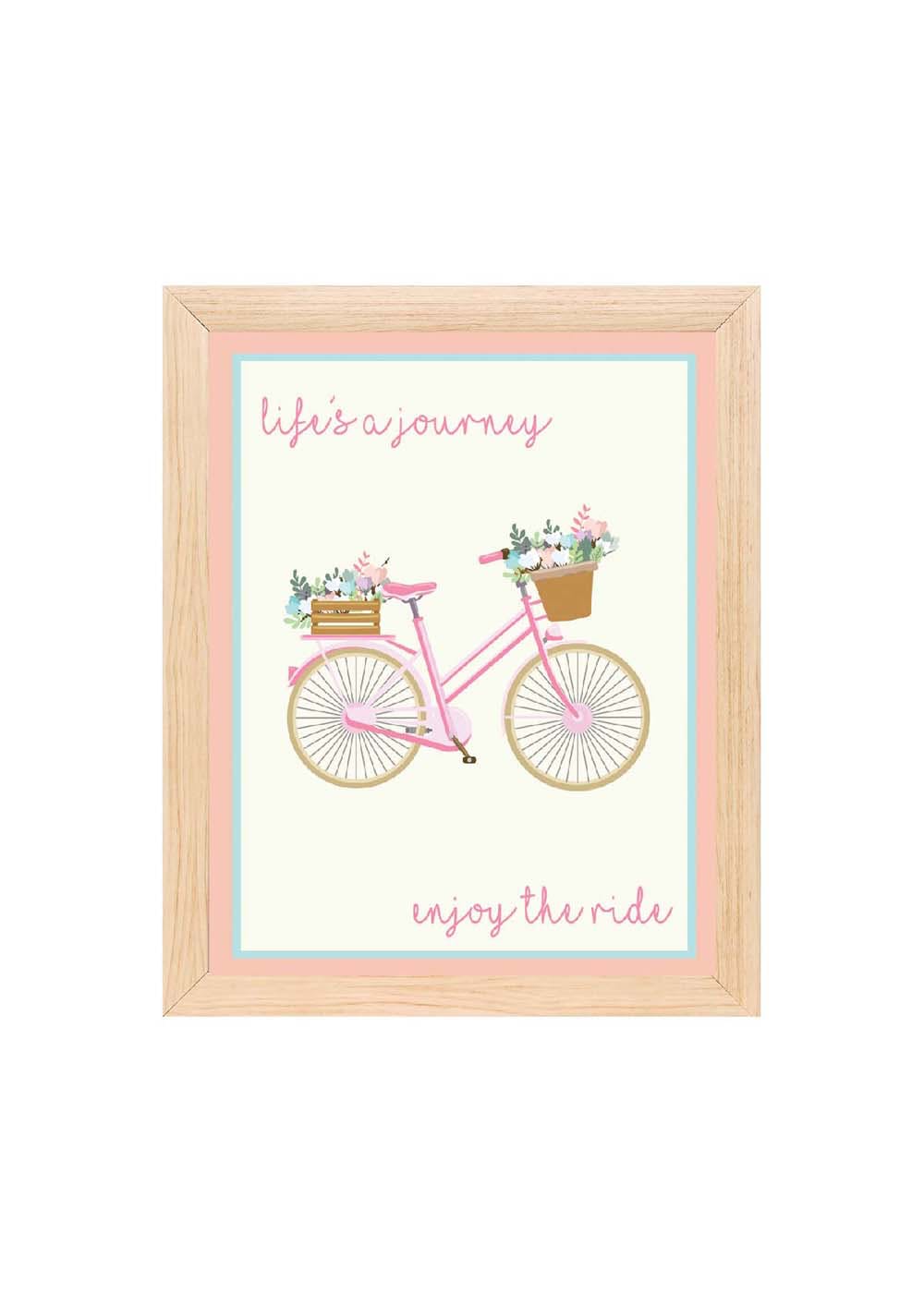 Get Life's a Journey Wall Art with beige frame at ₹ 800 | LBB Shop