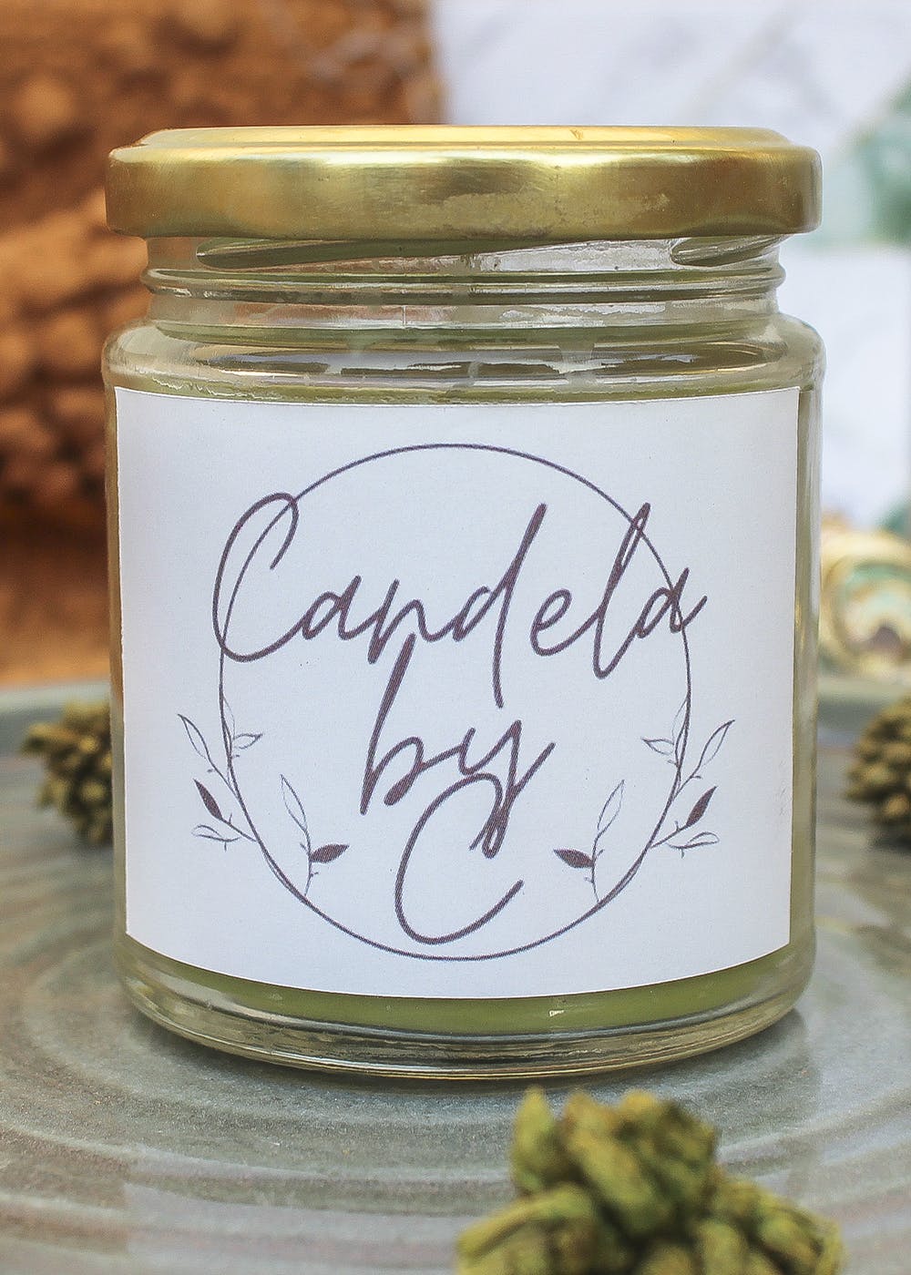 Get Jolt Of Freshness Lemon Grass Scented Mason Jar Candle at ₹ 400 ...