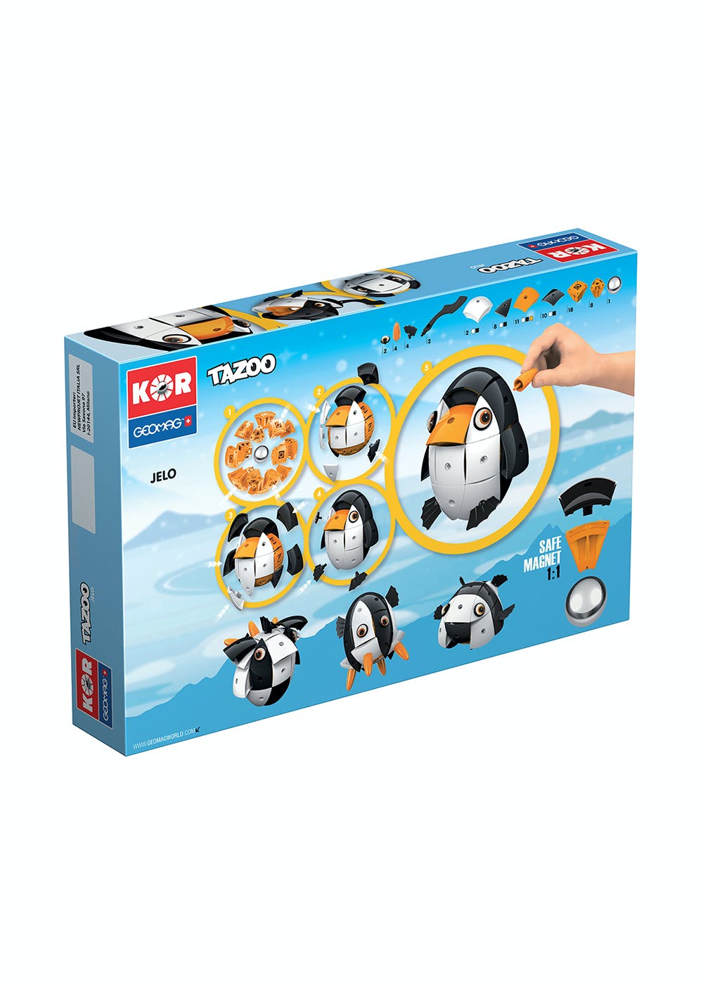 Get Kor Tazoo Jelo - Multi Color Magnetic Blocks - Set of 70 Pieces at ...