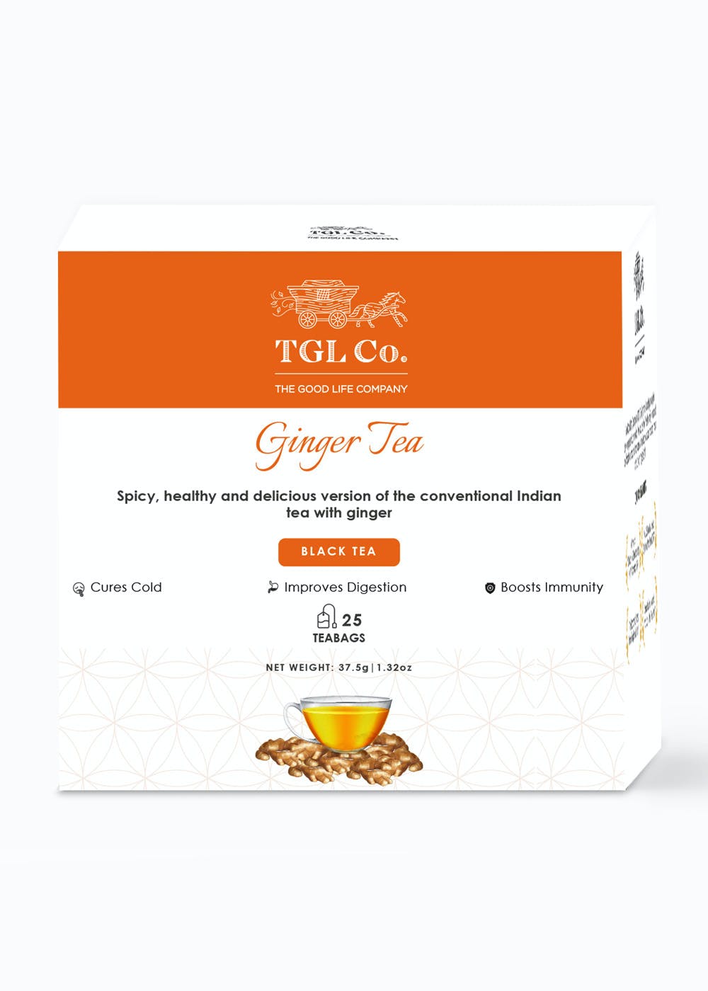 Get Natural Pure Ginger Tea - 25 Tea Bags at ₹ 237 | LBB Shop