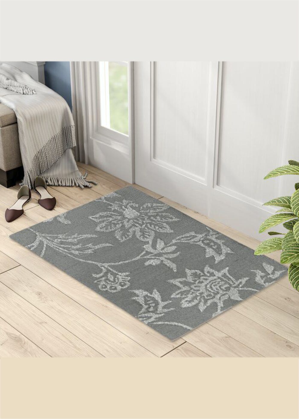 Get Hand Tufted Modern Area Rug Doormat (2ft x 3 ft) at ₹ 1599 | LBB Shop