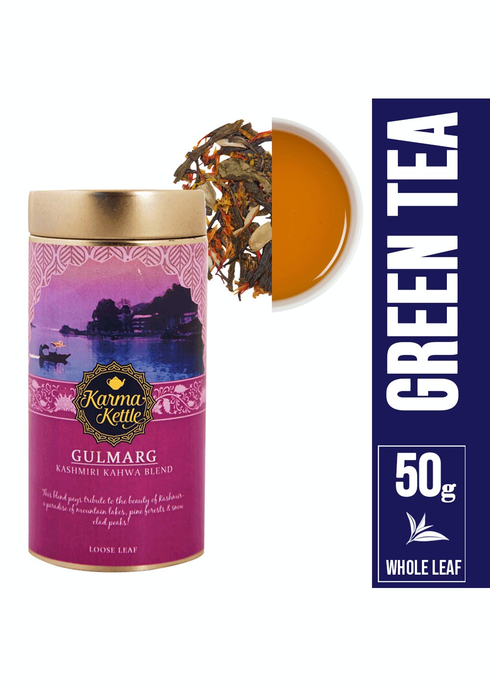 Get Gulmarg Kashmiri Kahwa Tea Blend (50g) at ₹ 360 | LBB Shop