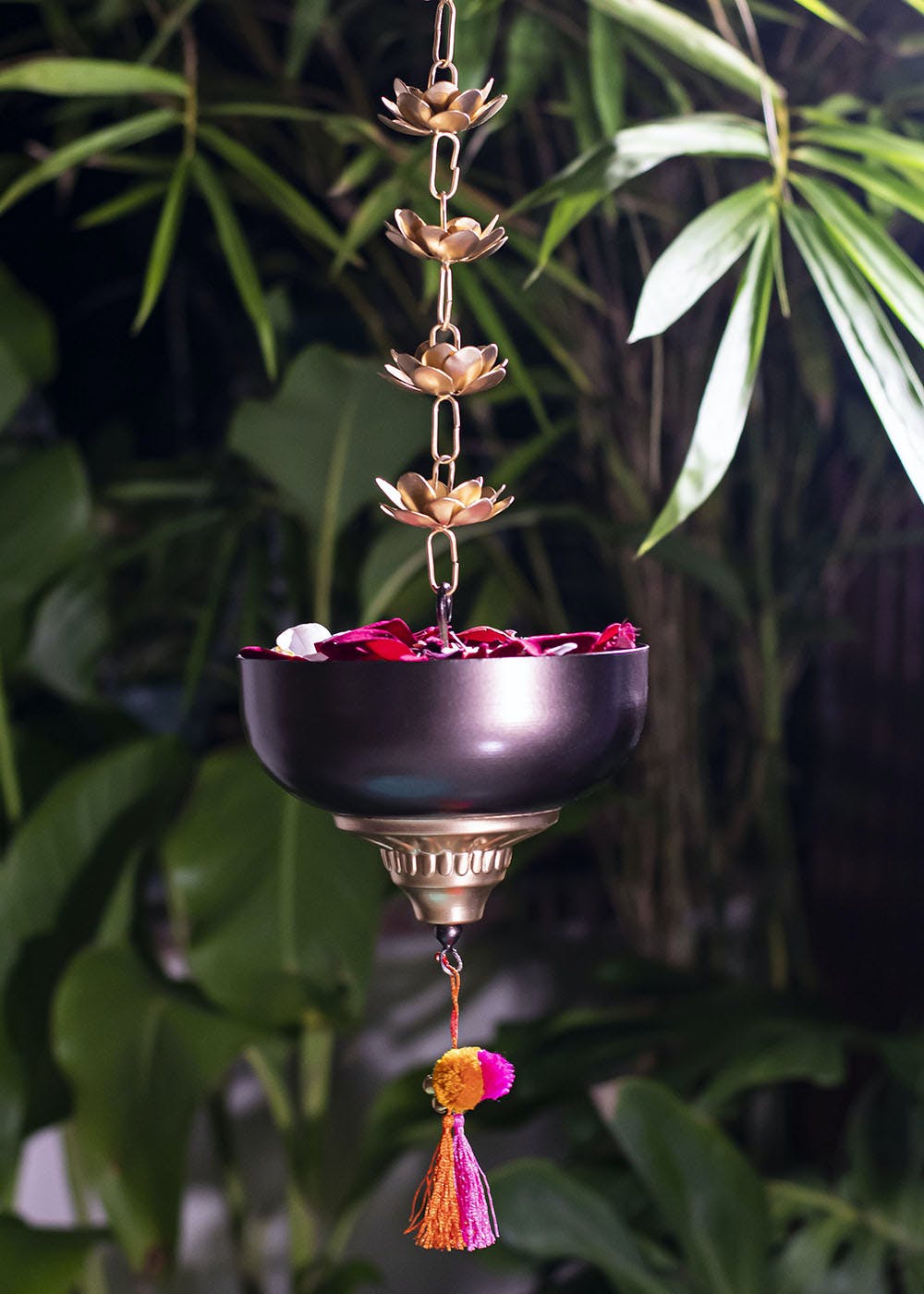 Get Gulposh Hanging Urli at ₹ 1150 | LBB Shop