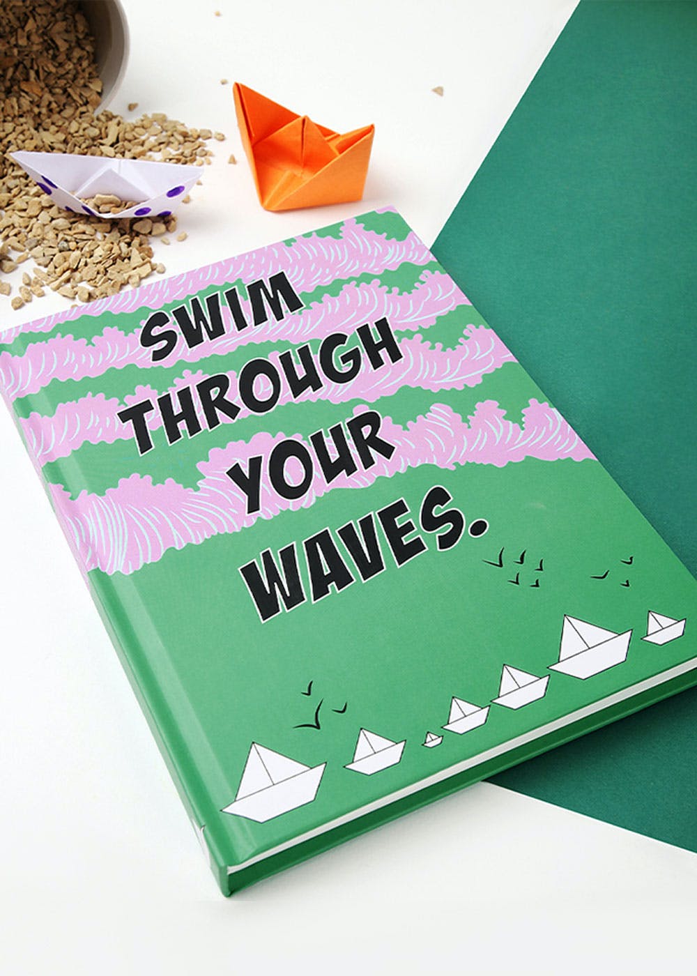 Get "Swim Through Your Waves" Hard Case Notebook at ₹ 349 | LBB Shop