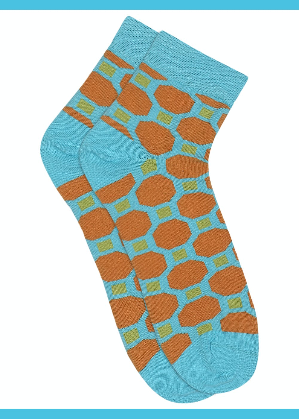 Get Contrast Geometric Graphic Unisex Socks at ₹ 199 | LBB Shop