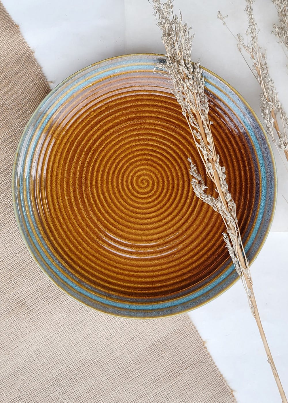 Get Hazel Satin Dinner Plate at ₹ 1199 | LBB Shop