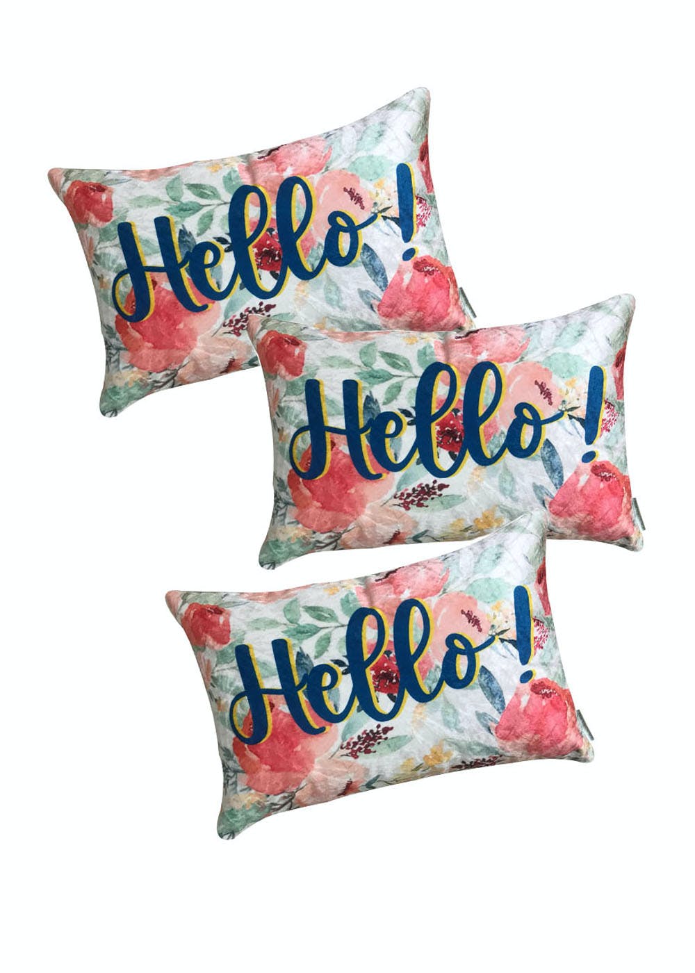 Get Hello Cushion Cover (Pack of 3) at ₹ 1197 | LBB Shop