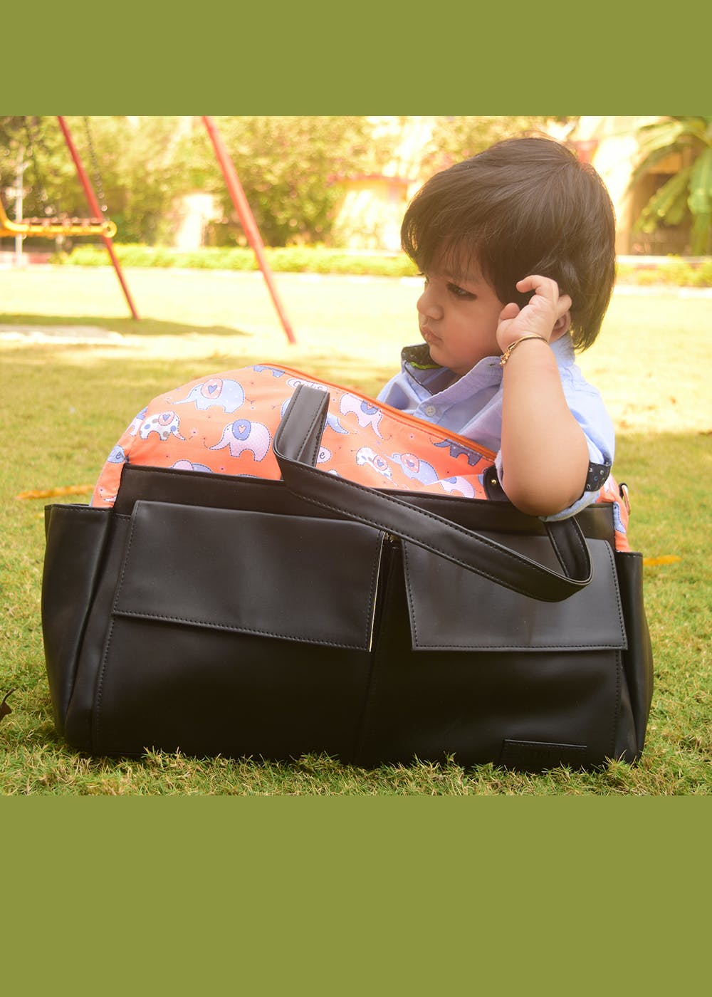 Get Elephant print Diaper Bag at ₹ 2500 | LBB Shop