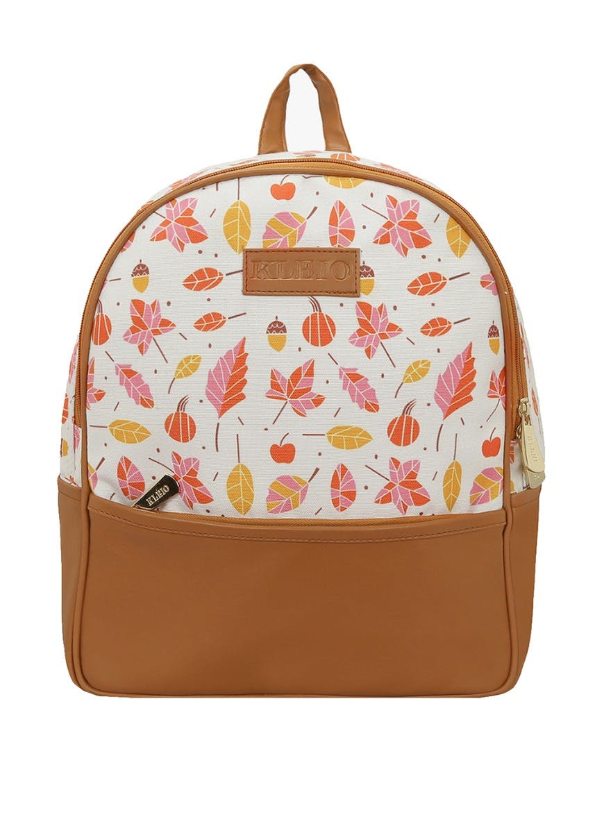 Get Multi Autumn Leaves Printed Backpack at ₹ 1440 | LBB Shop