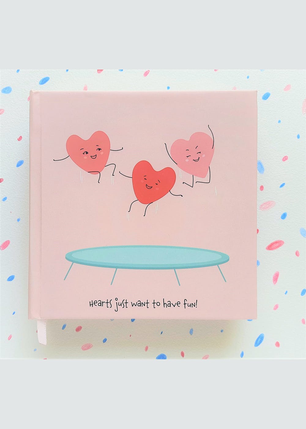 Get Hearts Hardbound Notebook - Rouge at ₹ 250 | LBB Shop