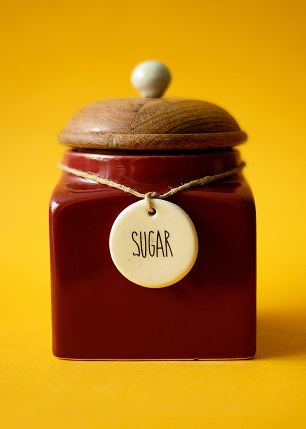 Get Rustic Red Sugar Storage Jar at ₹ 799 | LBB Shop