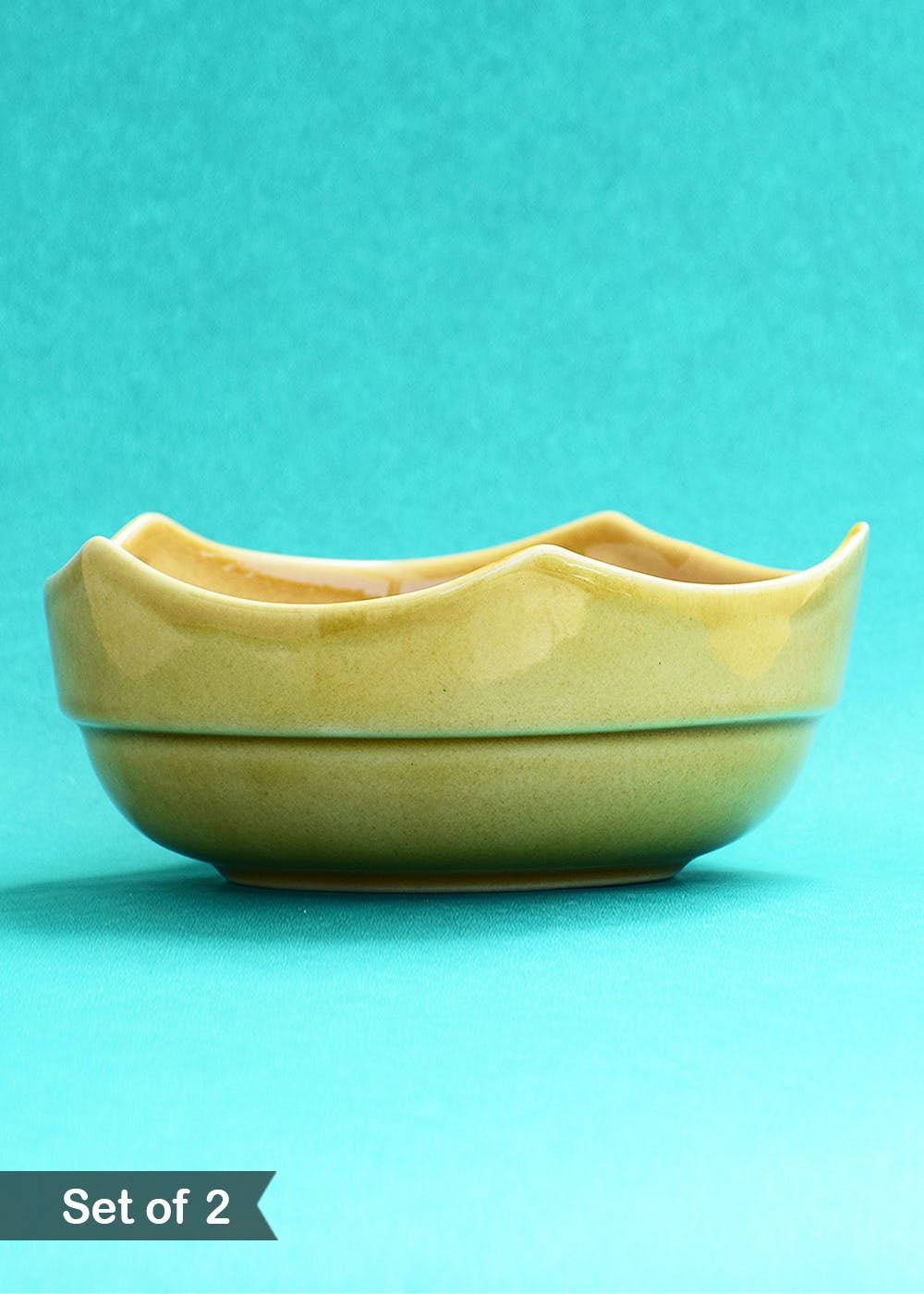 Get Sunshine Yellow Bowl - Set of 2 at ₹ 949 | LBB Shop