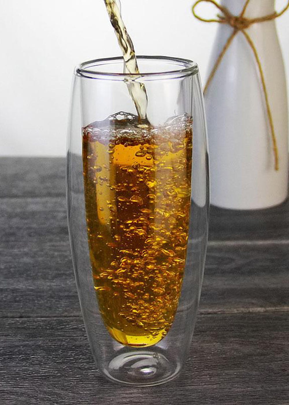 Get Curved Capsule Double Wall Glass - Set Of 2 at ₹ 2199 | LBB Shop