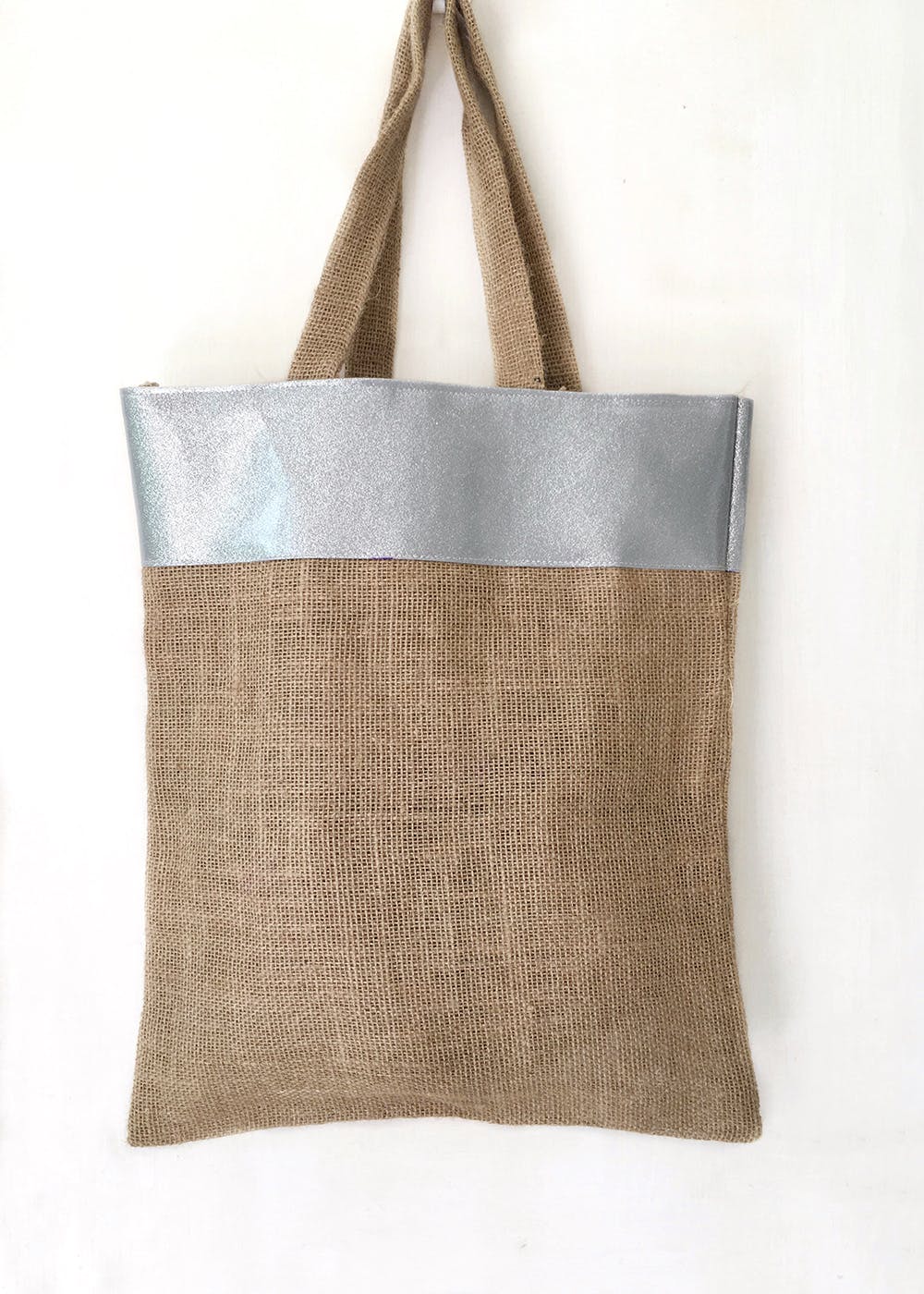 Get Silver Jute Tote Bag at ₹ 750 | LBB Shop