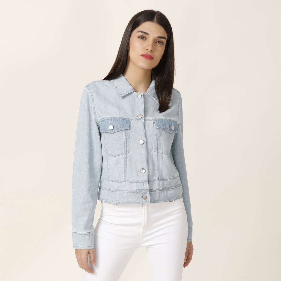 Get Cropped jacket at ₹ 1400 | LBB Shop