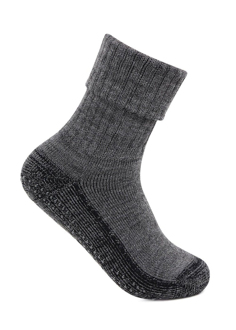 Get Grey Terry Wool Socks at ₹ 275 | LBB Shop