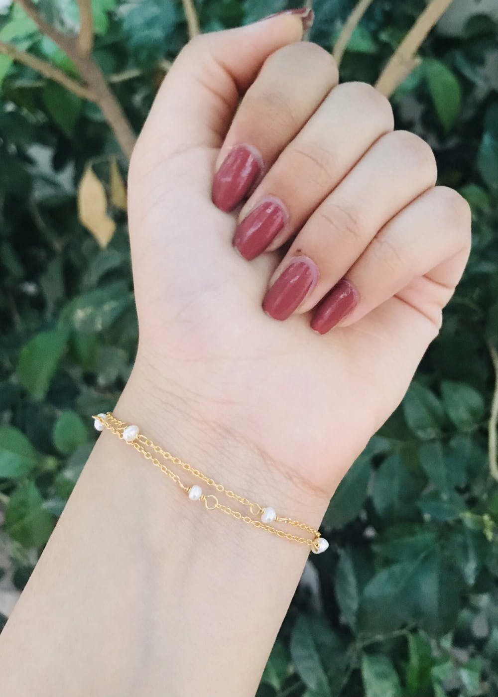 Get Pearl Double Layered Barcelet at ₹ 1200 | LBB Shop