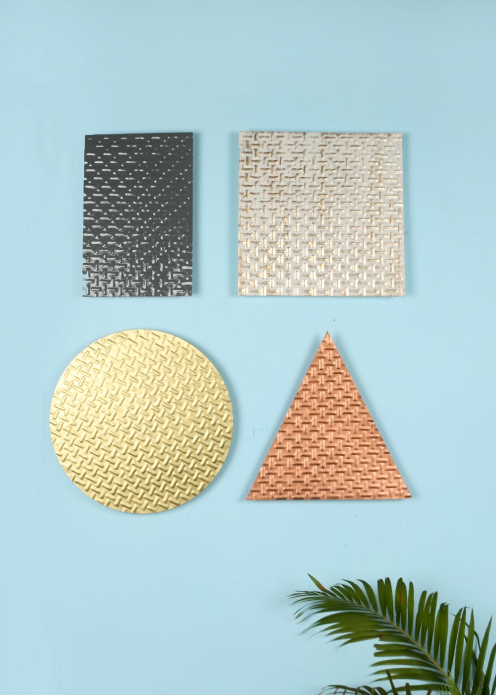 Get Set of 4 Shapes Wall Décor at ₹ 1535 | LBB Shop