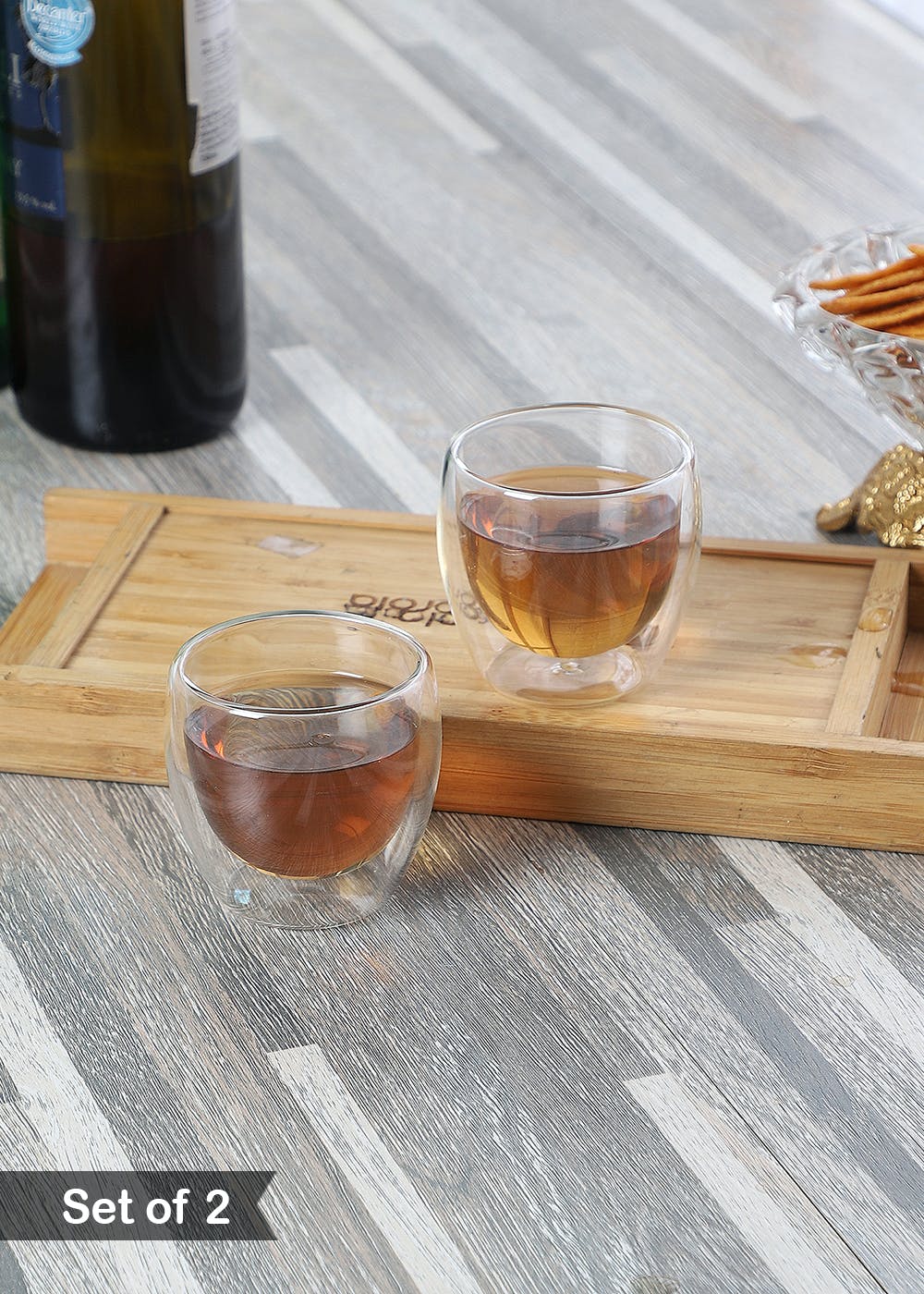 Get Double Wall Tea/Coffee Glass - Set of 2 at ₹ 743 | LBB Shop