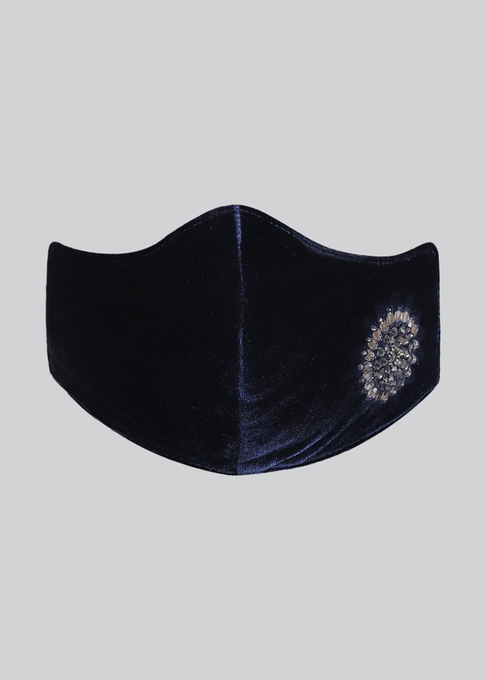 Get Plush blue velvet mask at ₹ 340 | LBB Shop