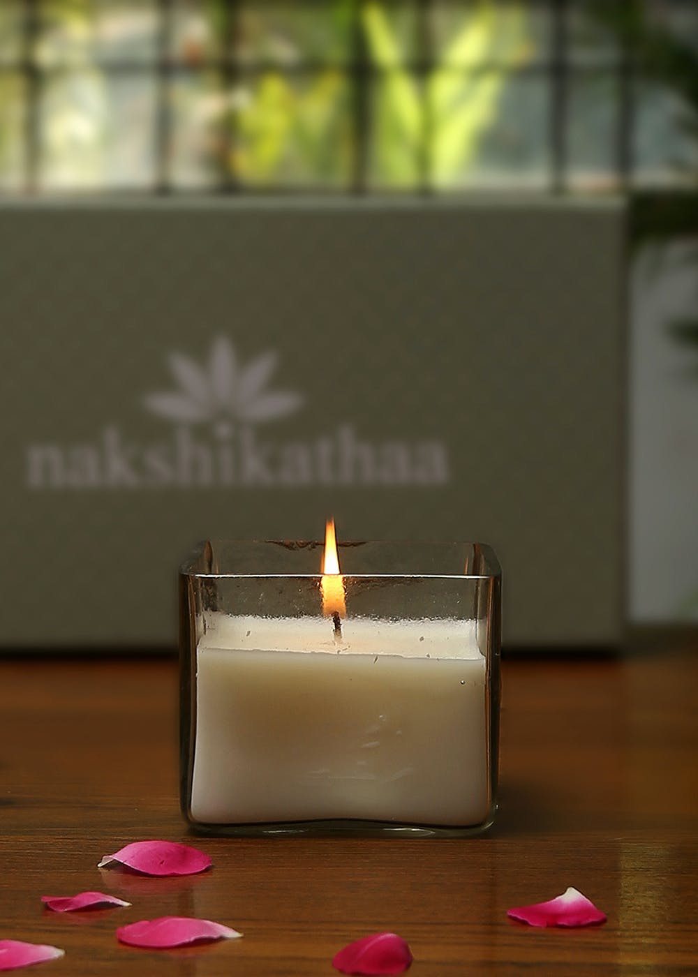 Get Square Glass Wax Filled Votive at ₹ 825 | LBB Shop